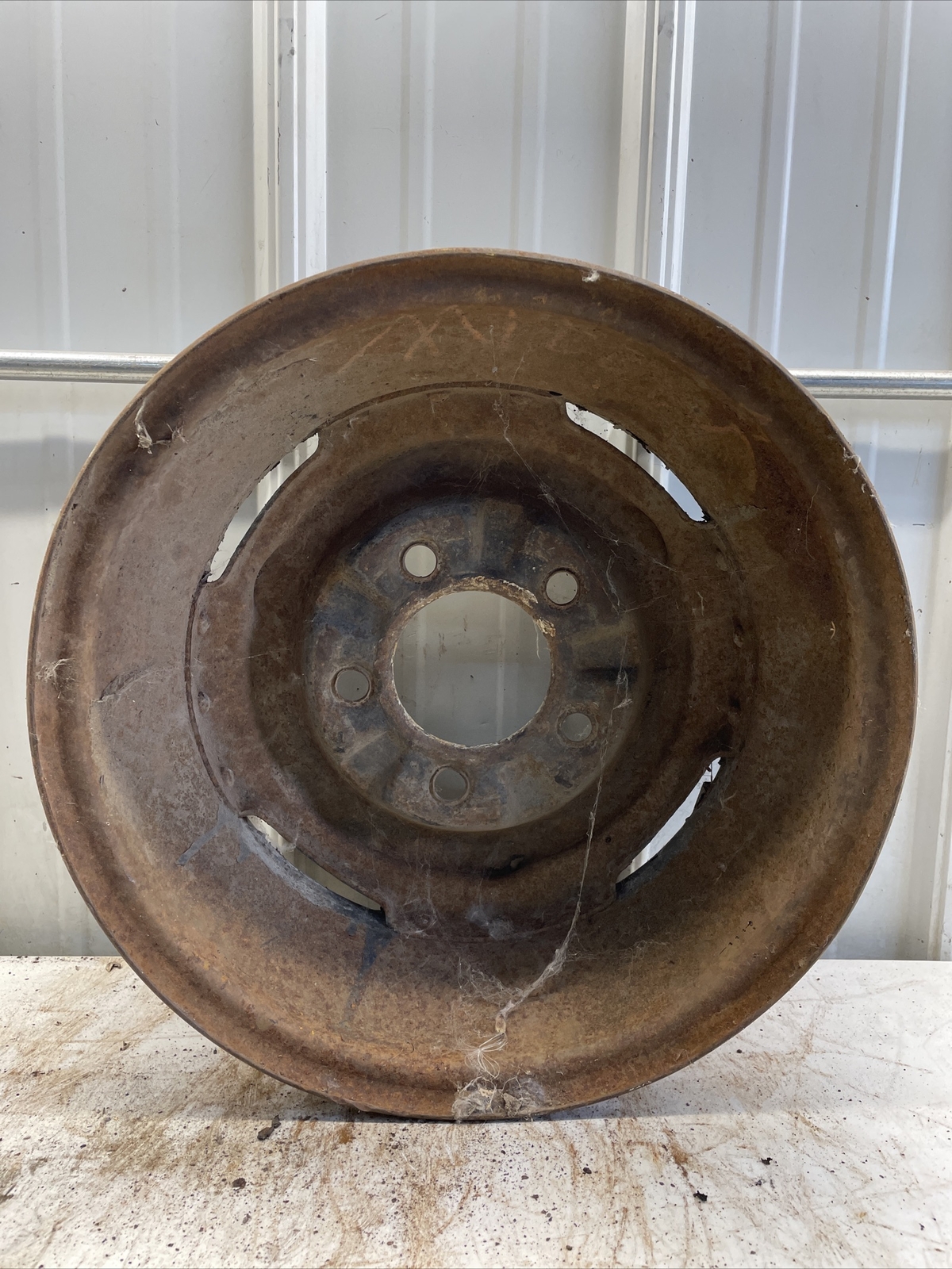 Vintage 1940-63 Ford Car Truck Steel Wheel Rim 5 Lug 15" x 5.5" OEM ...
