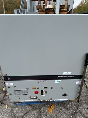 GE Power/Vac 1200A VB1 4.16-250-3 5 kV Vacuum Breaker PowerVac 1200 Amp ...