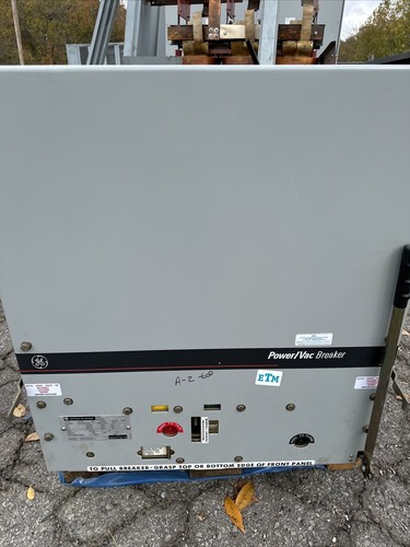 GE Power/Vac 1200A VB1 4.16-250-3 5 kV Vacuum Breaker PowerVac 1200 Amp ...
