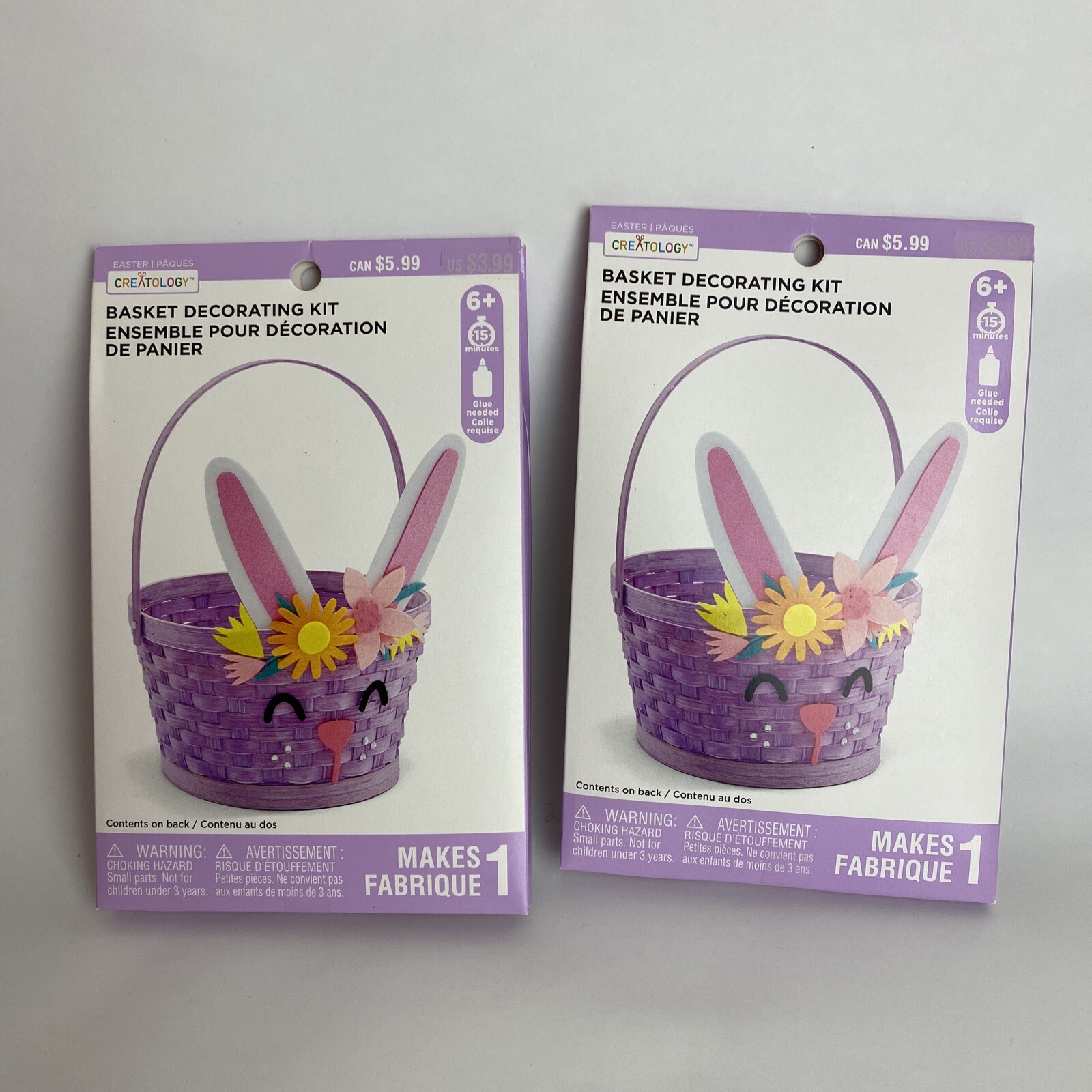 Creatology Easter Basket Decorating Kit Bunny Design New (2) | eBay