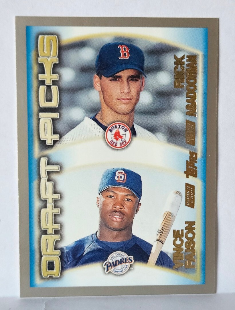 2000 Topps - Draft Picks #453 Rick Asadoorian, Vince Faison (RC) for ...