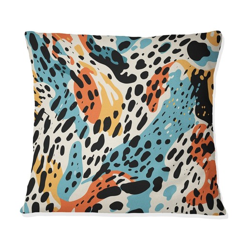Designart "Wild Cheetah Print Multicolor" Abstract Printed | eBay