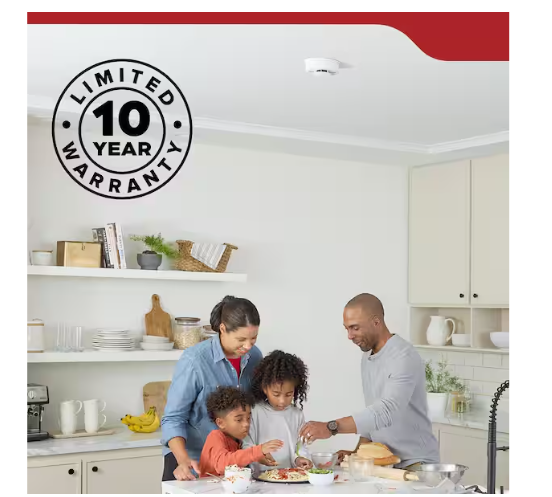 Kidde 20SAR Hardwired + AA Interconnected Smoke Detector w ...