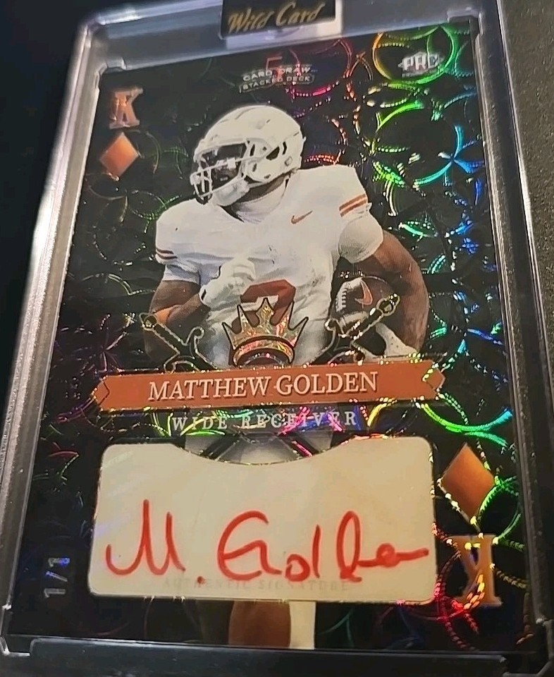 🔥 Matthew Golden Autographed 2024 5 Card Draw 1/1 – Green Bay Packers 🔥 ...