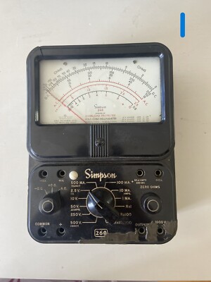 Vintage Simpson 260 Series 6 Handheld Volt Ohm Milliammeter | eBay