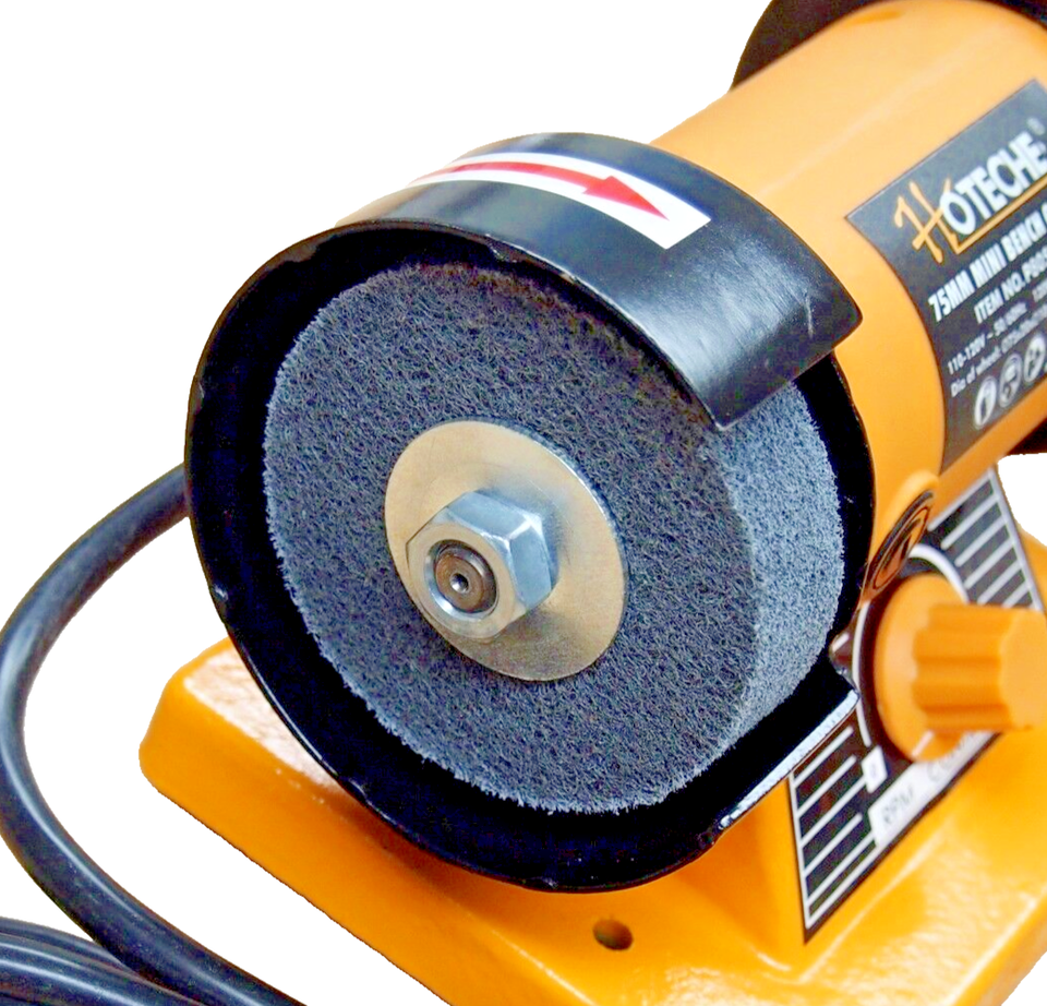 Hoteche 2pc 3" Grinding Polishing Wheel Set For 3" Mini Bench Grinder ...