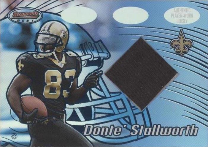 2002 Bowman's Best - Donte Stallworth #103 Blue /399 (MEM, RC) for sale ...