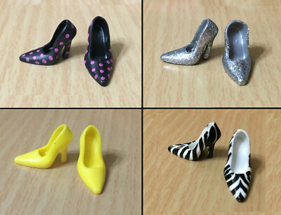 Barbie Basics Collection Model Muse Doll High Heel Point Toe Pump Shoes ...