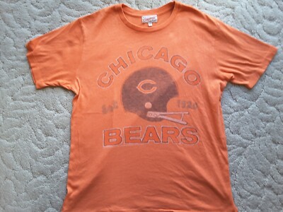 Junk Food Chicago Bears shirt orange retro men's small | eBay