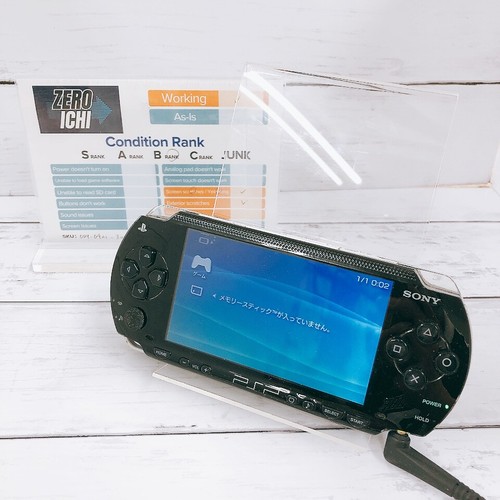 Sony PSP 1000 Console Only Black Region Free Tested No Battery ...