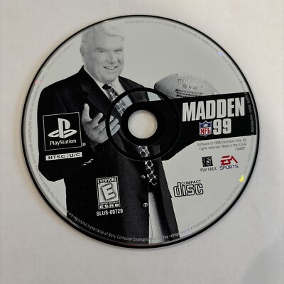 PS1 Madden 99 Disc Only | eBay