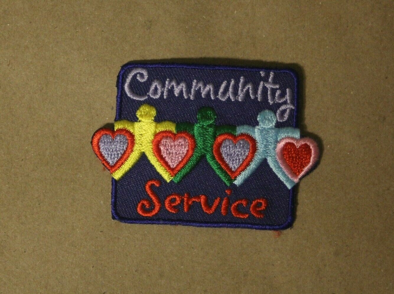 Community Service Helping People Hearts Embroidered Patch Badge for ...