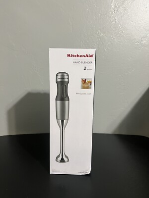 KitchenAid KHB1231 2 Speed Hand Blender - Contour Silver 883049240480| eBay