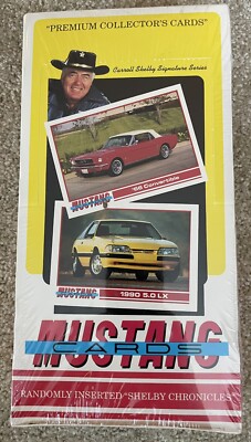 1992 Carroll Shelby Signature Series Mustang Cards Factory Sealed Box ...