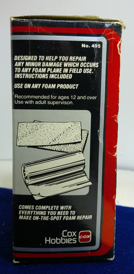Cox Hobbies #495 Model Airplane Foam Repair Kit - New/Opened Box | eBay