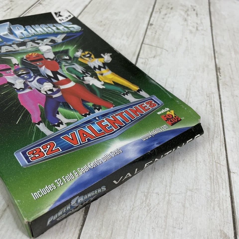 THE POWER RANGERS LOST GALAXY VALENTINE CARDS 1999 - 32 Cards Vintage ...
