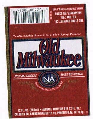 Unused 1980s Wisconsin OLD MILWAUKEE BEER 12oz Label | eBay