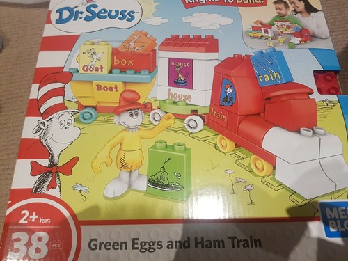 Dr Seuss green aggs and ham train Mega Bloks Rhyme To Build | eBay