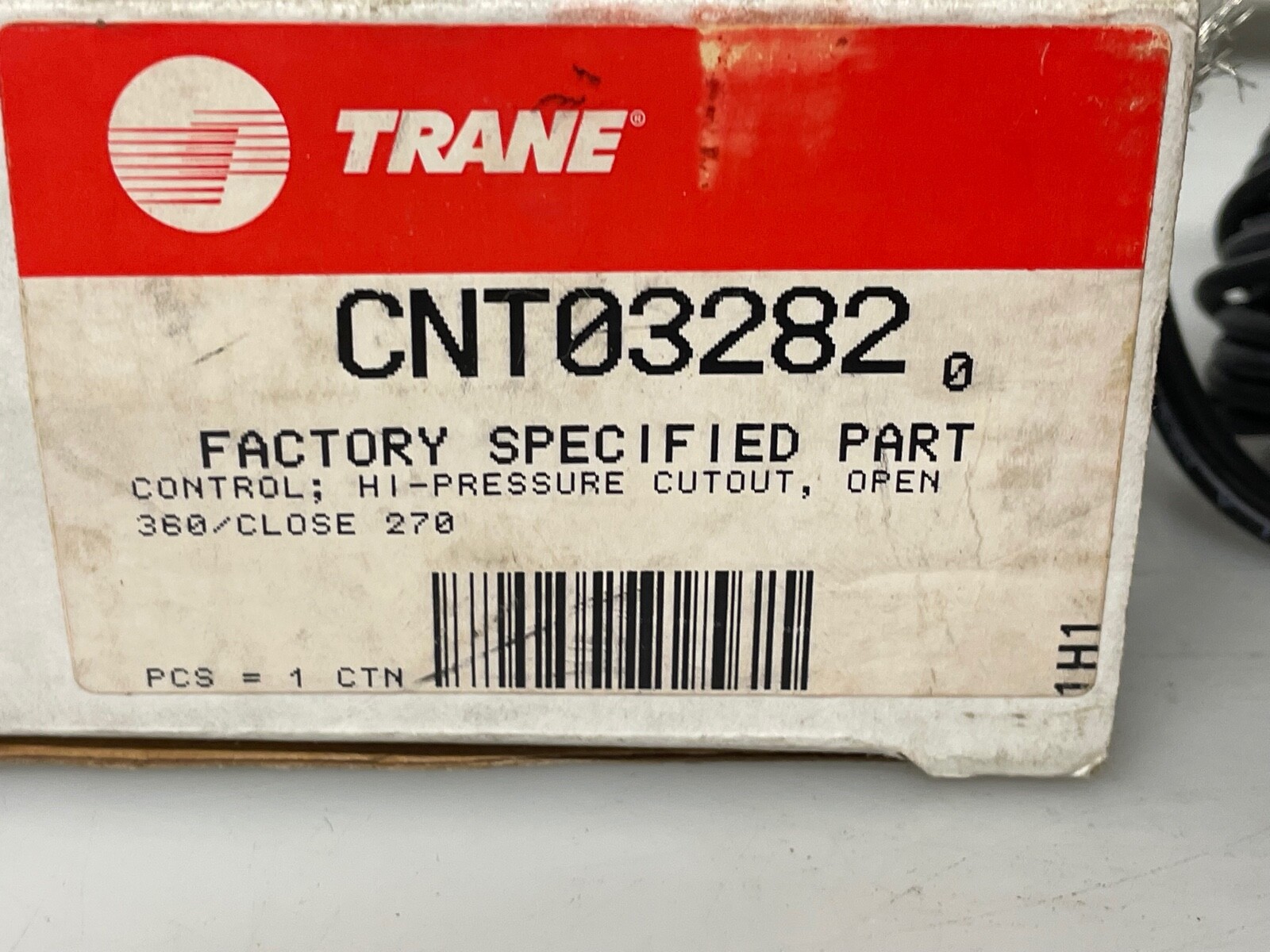TRANE CNT03282 High Pressure Cut-Out Open 360 / Close 270 | eBay