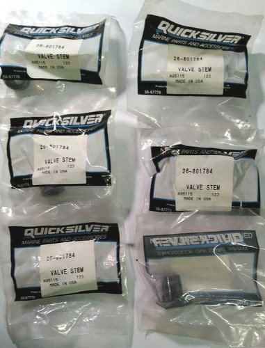 MERCURY QUICKSILVER 26-801784 801784 VALVE STEM SEAL ( LOT OF 6 ) | eBay