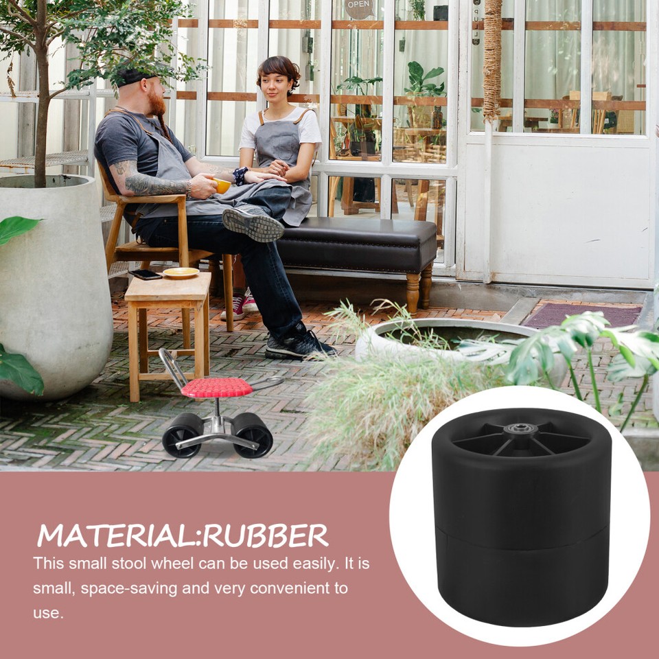 Rubber Stool Wheel Rolling Garden Wheels and Tires Kneeling Pad Work | eBay
