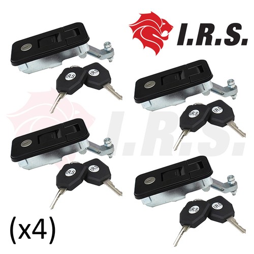 Compression Pop' Lock / Handle - Large Black x4. Tool Boxes, Trailer ...