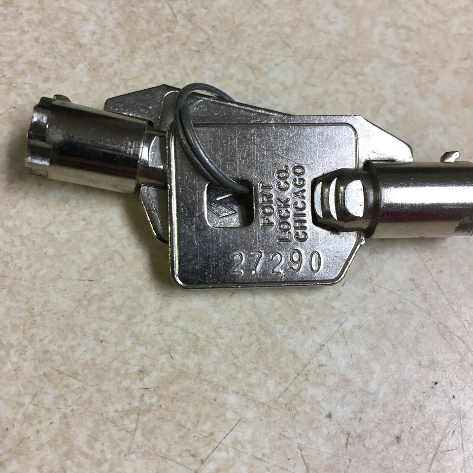 2- OEM Fort Lock GEM Tubular Barrel Replacement Keys 27290 | eBay