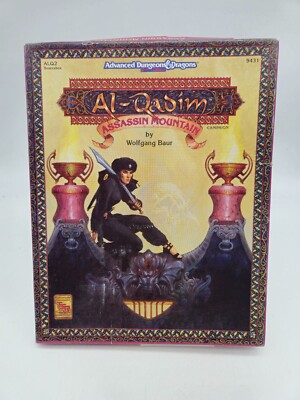 Dungeons & Dragons Al Qadim Assassin Mountain Campaign Box Set 9431 TSR ...