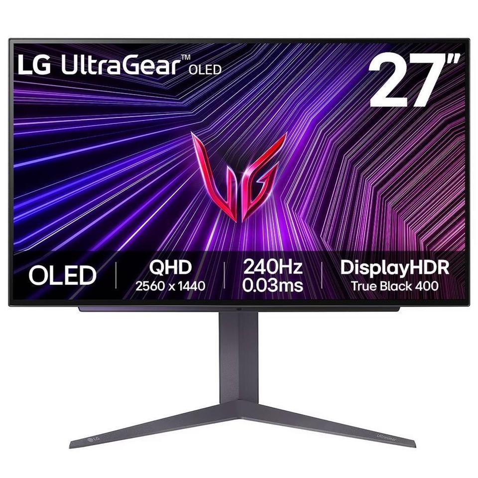 LG UltraGear 27GS93QE-B 27" QHD OLED 240Hz 0.03ms HDR FreeSync Gaming ...