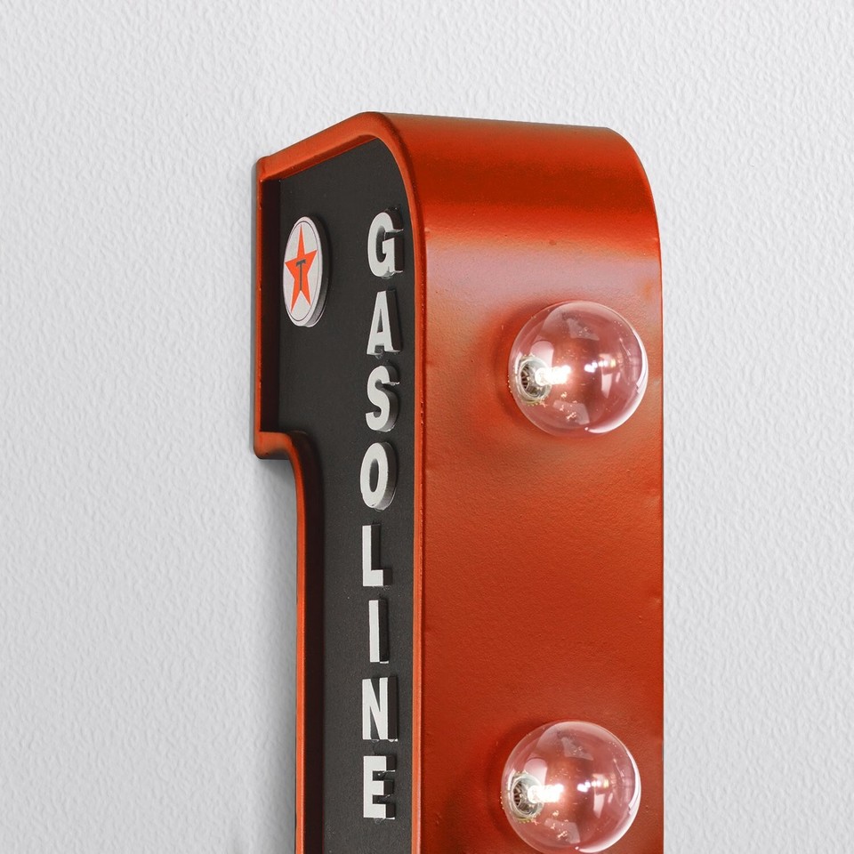 Texaco Gasoline Vintage Inspired Double-Sided Marquee LED Sign (26" x 8 ...