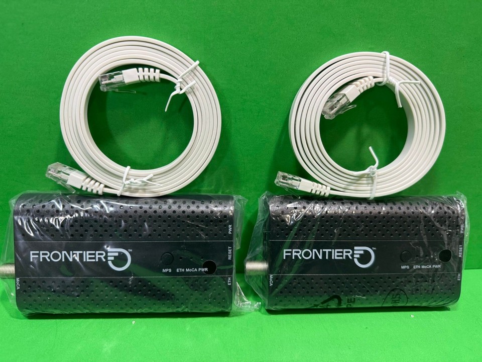 2 PACK - FRONTIER FCA252 MoCa 2.5 Ethernet Network Adapter BRAND NEW | eBay