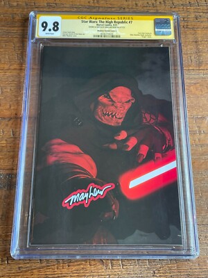 STAR WARS HIGH REPUBLIC 7 CGC SS 9.8 MIKE MAYHEW 1st DARTH KRALL SHADOW ...