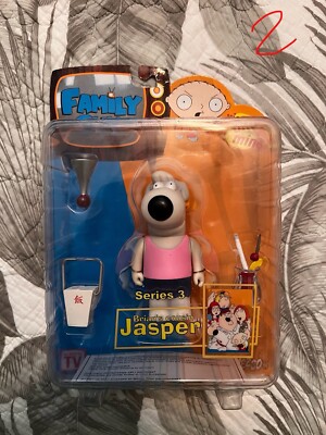 Family Guy - Jasper - Brian's Cousin - Series 3 - Pink Variant Mezco | eBay