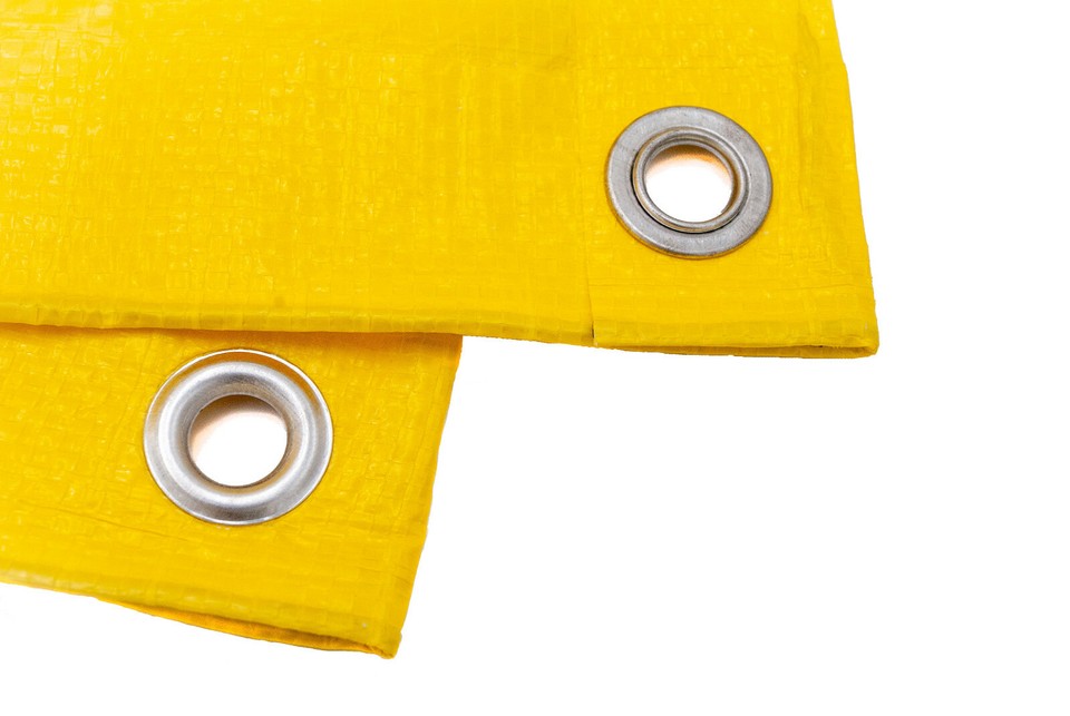 30' x 50' High Visibility Yellow Poly Tarp- Waterproof Camping Boat ...