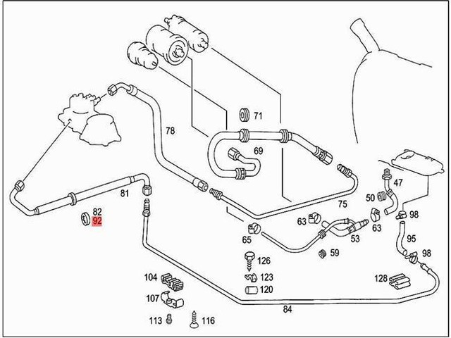 Genuine MERCEDES Rubber Ring 5pcs Smart (bbdc) 1164661282 for sale ...
