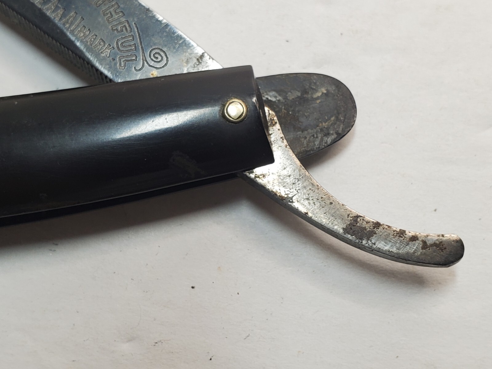 A.J. Jordan Sheffield England "Old Faithful" Straight Edge Razor ...