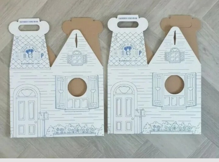 Build A Bear Two Boxes BNWT Empty Cub Box House Colour In Box Girls Or ...