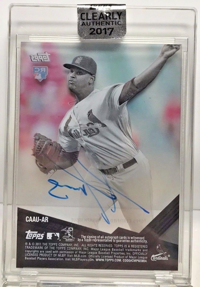 Alex Reyes 2017 Topps Clearly Authentic RC on-card Autograph Auto ...