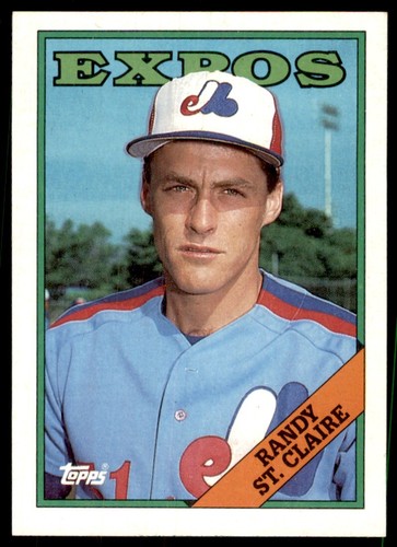 1988 TOPPS RANDY ST. CLAIRE MONTREAL EXPOS #279 | eBay