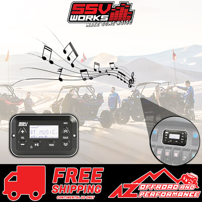 SSV Works MRB3 Dash Panel Mount BLUETOOTH Media Controller w/ Amplified ...