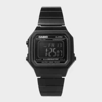 Casio B650WB-1B | Black Stainless Steel Quartz Digital Unisex Watch ...