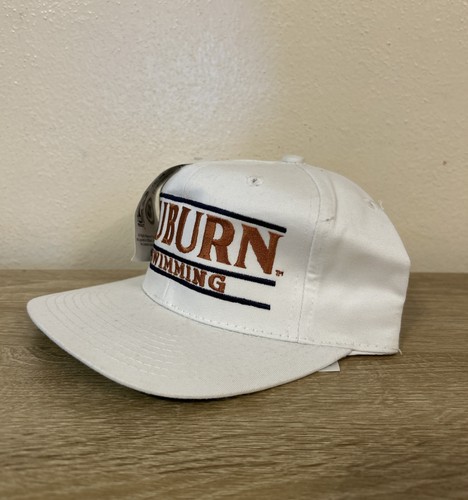 Auburn Tigers The Game Vtg SEC 3D Split Bar Script Snapback Sports Hat ...