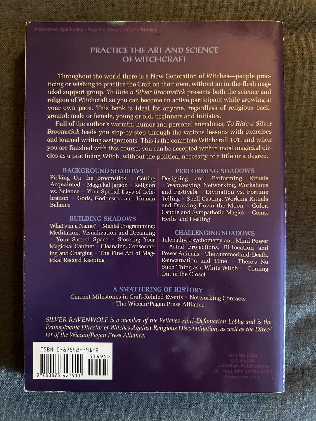 To Ride a Silver Broomstick : New Generation Witchcraft by Silver ...