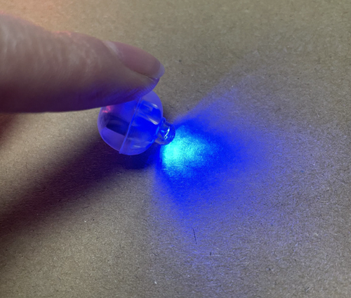 20 X Individual Red LED Lights, Tiny, Wireless, Battery, Craft, Glow ...