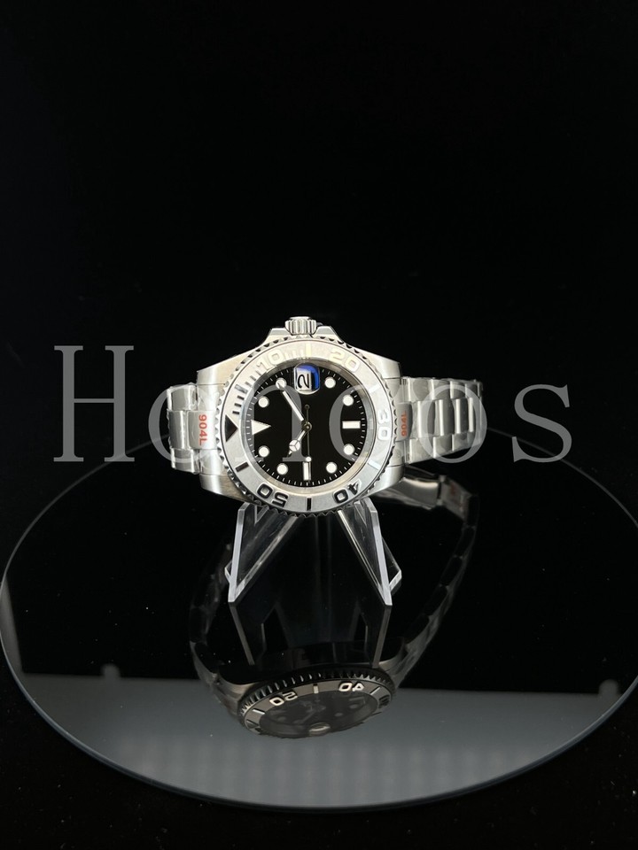 Custom Made MODS Yacht-Master Style Watch NH35 Movement SIL Ceramic ...