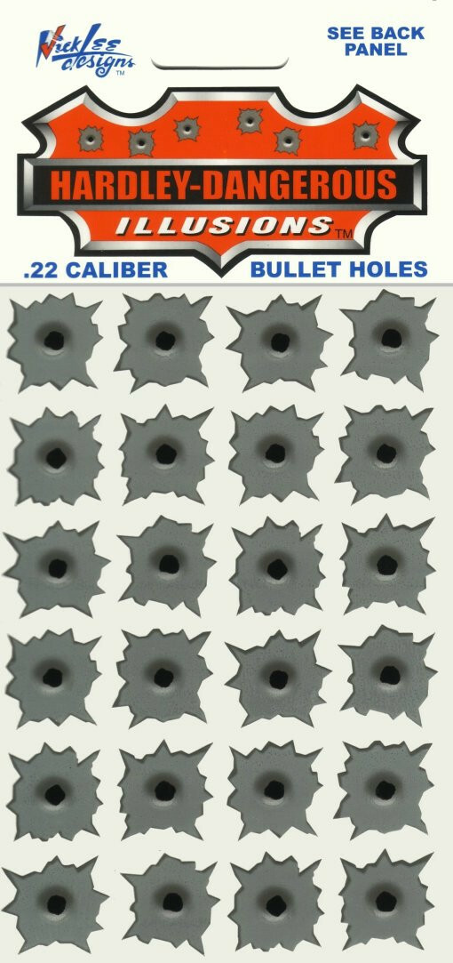 .22 caliber bullet vinyl sticker decal gun shot sheet 1"x1" (24) ea | eBay