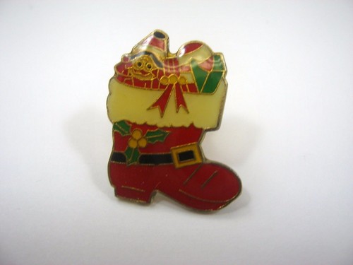 Christmas Stocking Pin Vintage | eBay