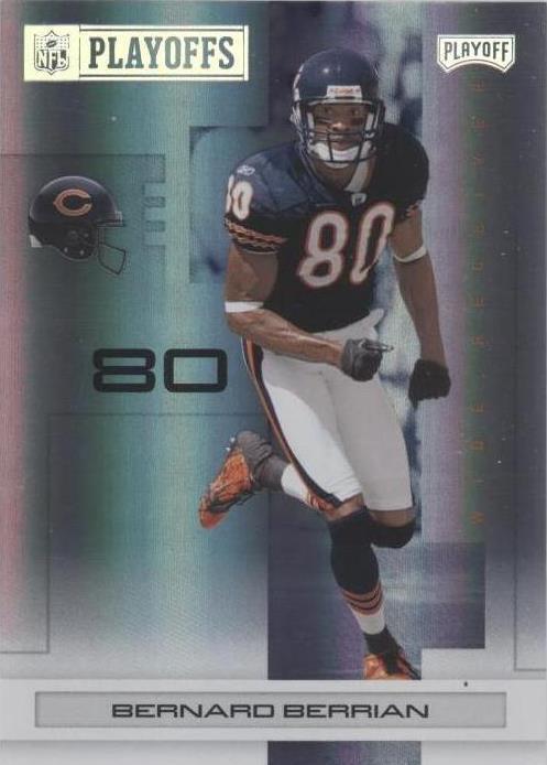 2007 Playoff NFL Playoffs - Bernard Berrian #16 Silver Holofoil /99 for ...