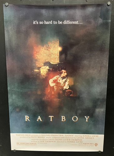 original 1986 RATBOY Rolled Movie Poster 27 x 41 | eBay