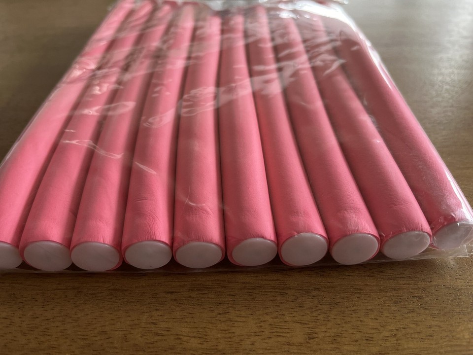 10 Hair Rollers Flexible Curlers Spiral Curls Waves Twist Foam Flexi ...